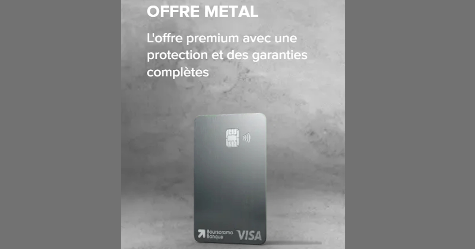 Focus sur la carte haut de gamme de BoursoBank : Ultim Metal