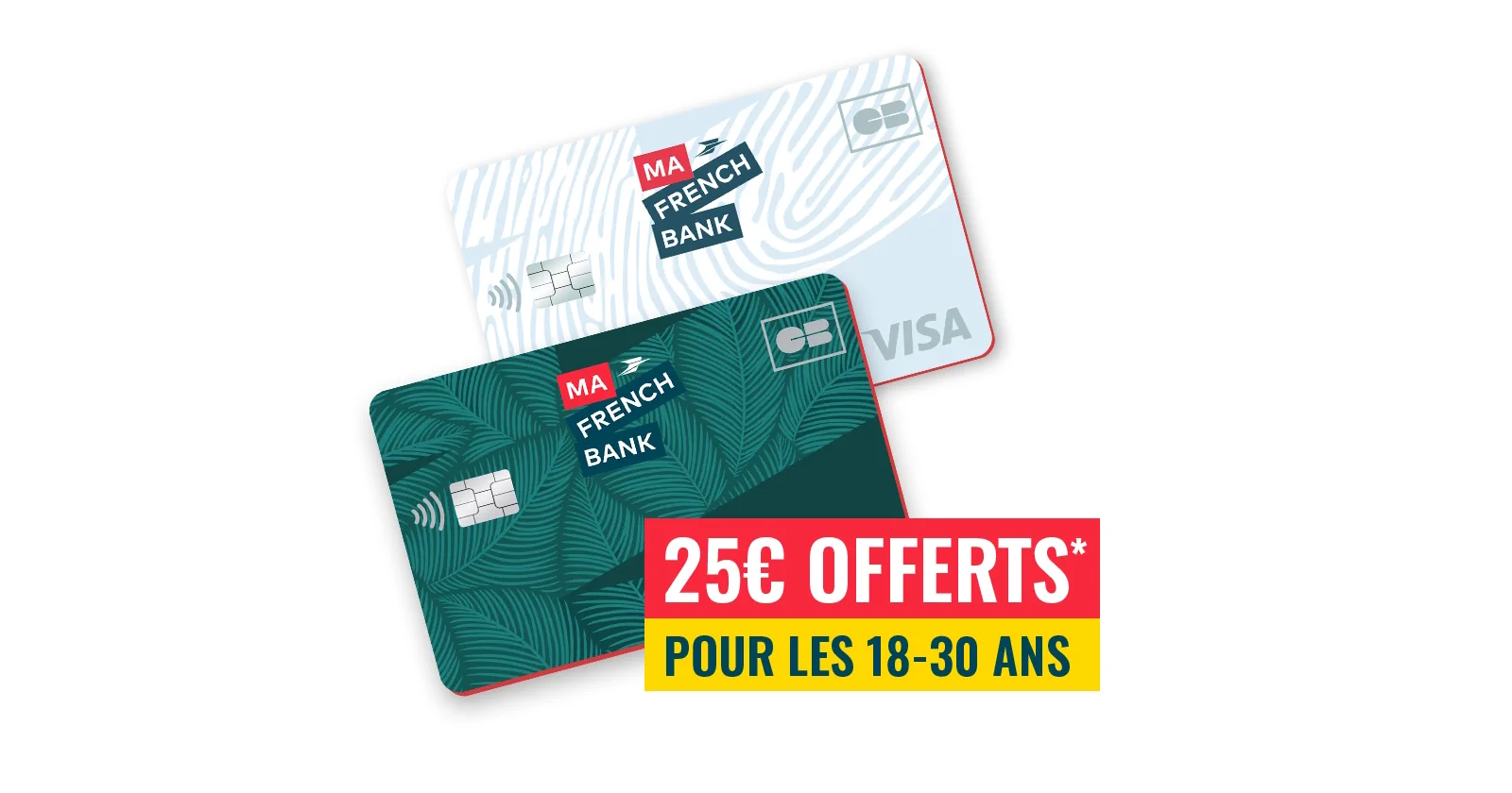 25€ offerts pour les moins de 30 ans chez Ma French Bank